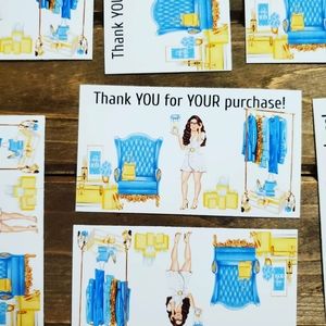 Office | Thank You Cards Business Card Size3x2 Inch Cards | Poshmark